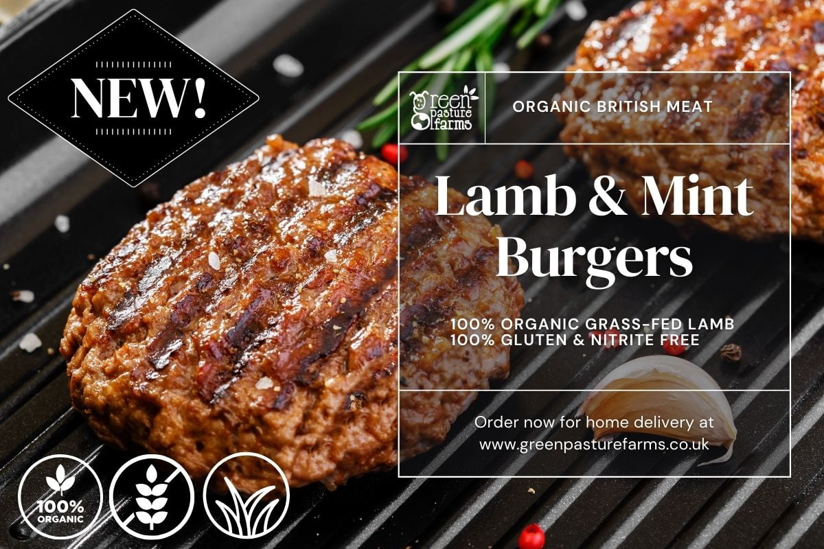 New: Organic Gluten-Free Lamb & Mint Burgers - Green Pasture Farms